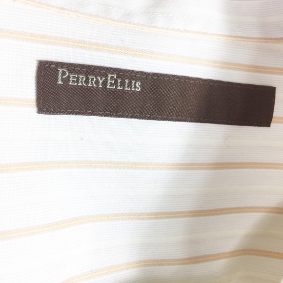 Perry Ellis | Shirts | Perry Ellis Mens Striped Button Down Shirt ...